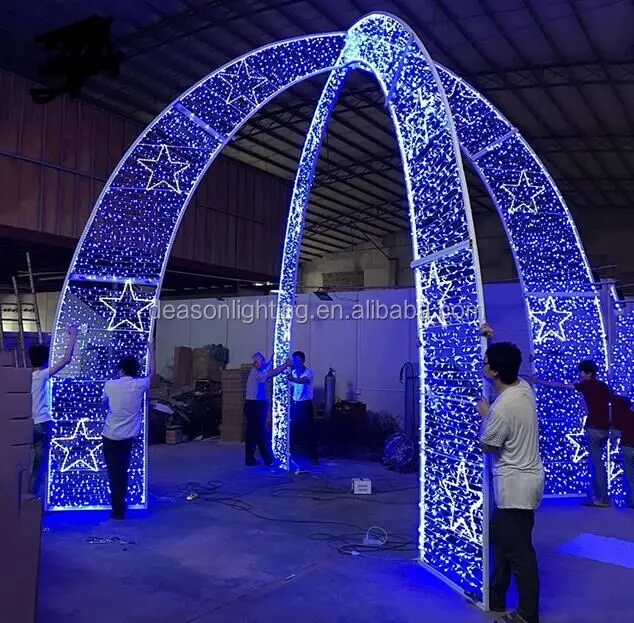 Christmas Lighted Archway - Buy Christmas Light Led Arch Decoration ...