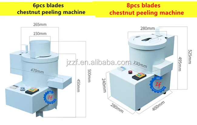 Efficient Chestnut Peeling Machine - ZFTOPA Quality