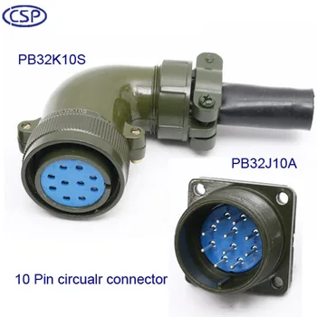 Right Angle 10pin Circular Connector - Buy 10pin Circular Connector ...