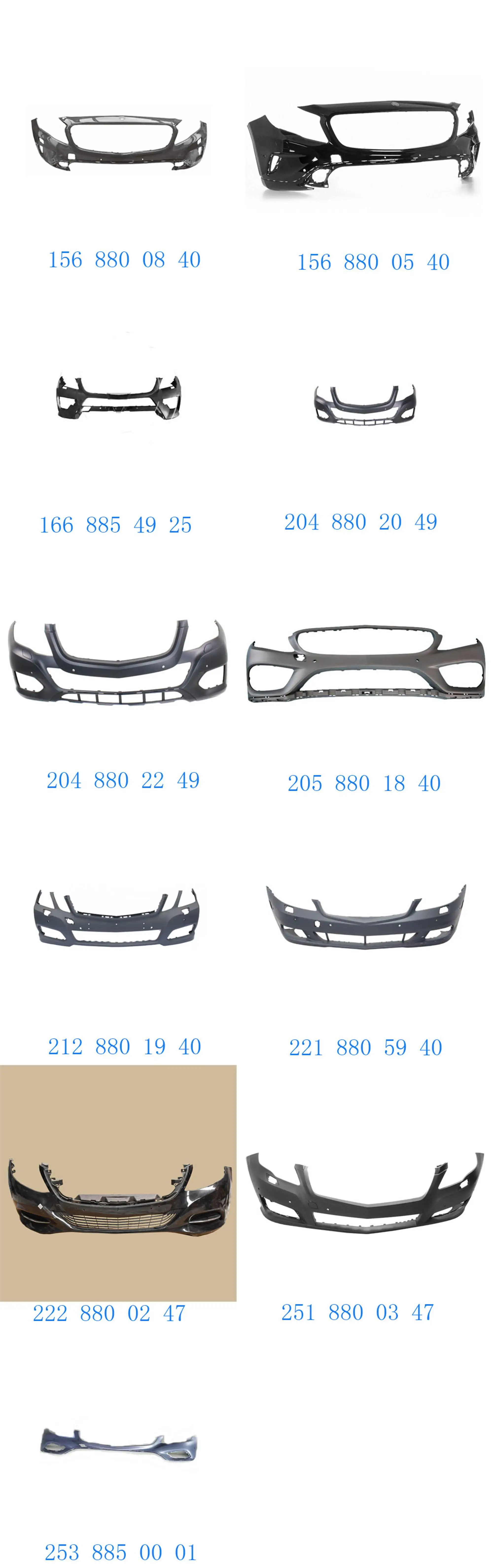 1568800540梅赛德斯奔驰前保险杠 (带水喷雾和电眼) X156| Alibaba.com