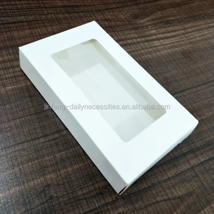 cardboard paper gift package display box with clear pvc window - 动态图库网