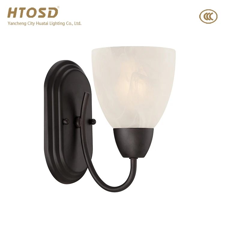 classic wall bracket light cloud glass shade back wall lamp 1 light ...