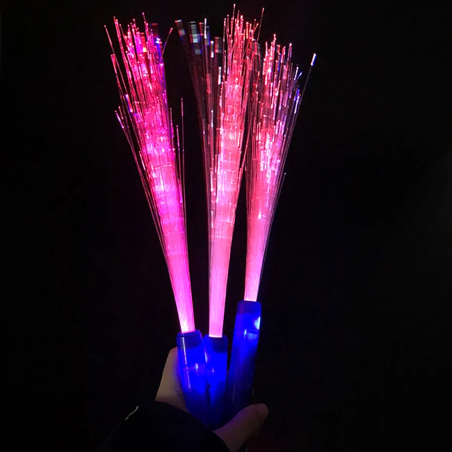 Party Decoration Led Flashing Light Up Fiber Optic Stick - Buy Led ...