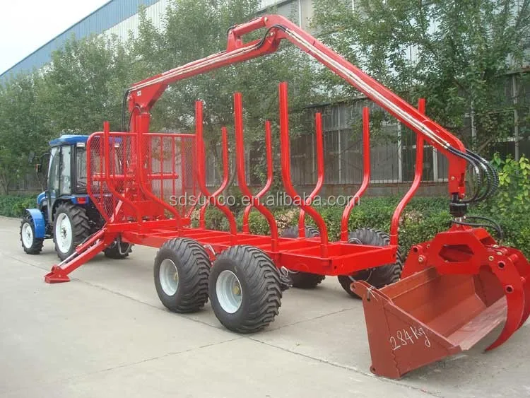 Farm Machine Log Loader Trailer From 1 Tons To 12 Tons Sale For Canada ...