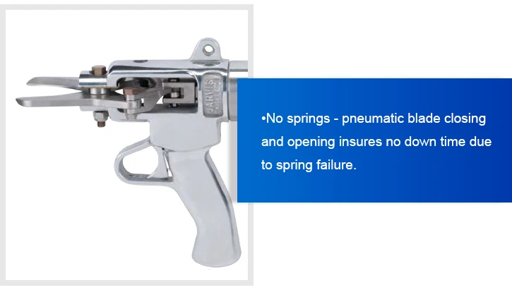 Jarvis Model CPE Pneumatically Powered Hock and Neck Cutter