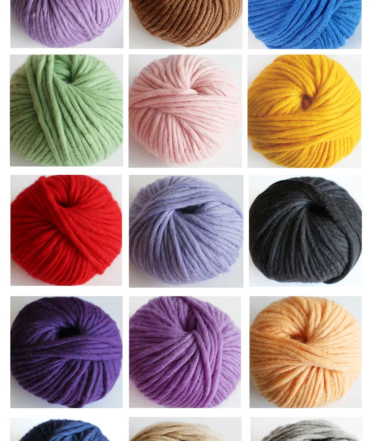 Super Soft Colored Chunky Wool Acrylic Blend Fancy Roving Iceland Yarn ...