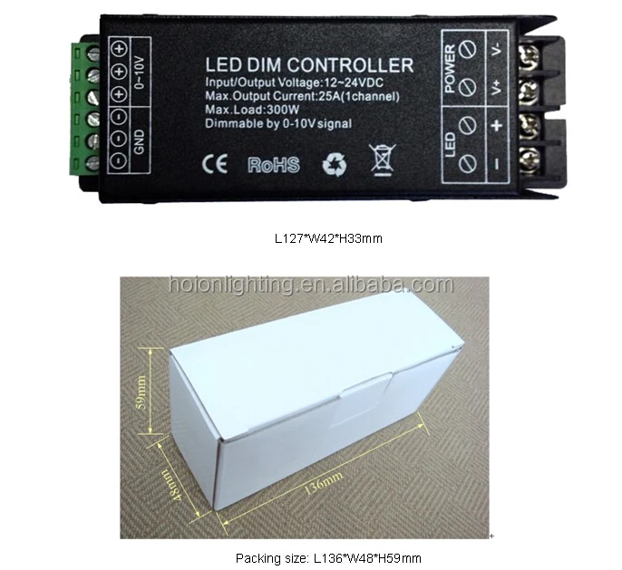 Designt novo Led Dimmer Switch 1 - 10 V Dimmer Dimmer Led CE EMC LVD ...