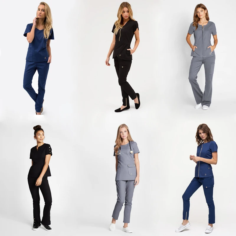 Best Selling Workwear Ladies Beauty Workwear Clothes Salon Spa Uniform ...