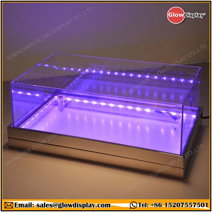 Stainless Steel Led Luminous Ice Tank Western Seafood Buffet Drink Beer ...