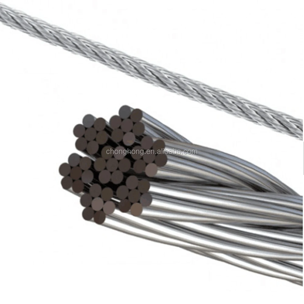 Ss316 Ss304 7x7 Steel Cable Ropes Stainless Steel Wire Rope Inox Cable 1.5mm 2mm 3mm 4mm 5mm 6mm ...