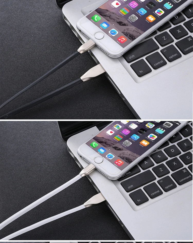 Zinc Alloy Micro Usb Cable Fast Charging For Android Phones Usb Charger ...