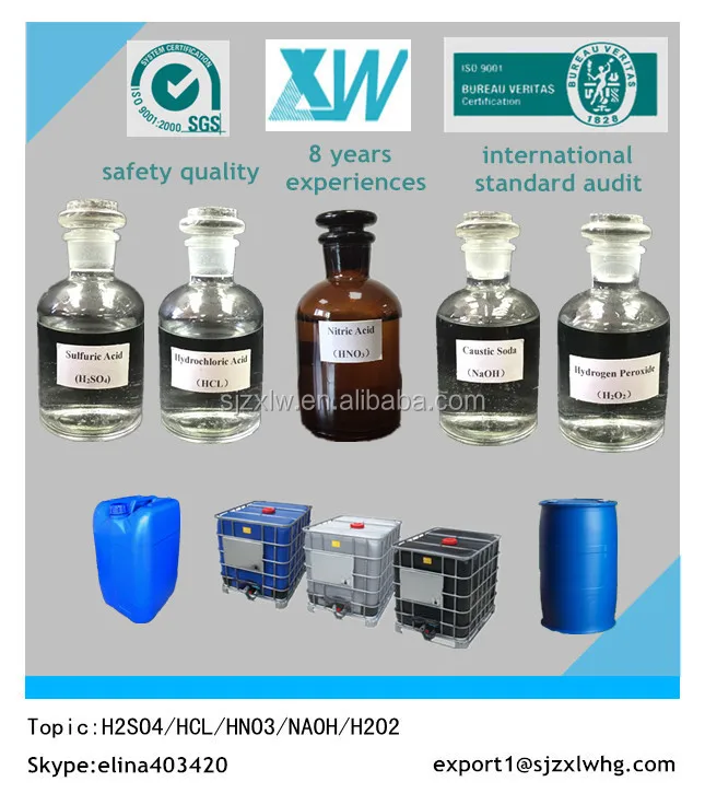 Fertilizer Used Nitric Acid 60 65 68 Cas No.7697-37-2 (hno3) - Buy ...