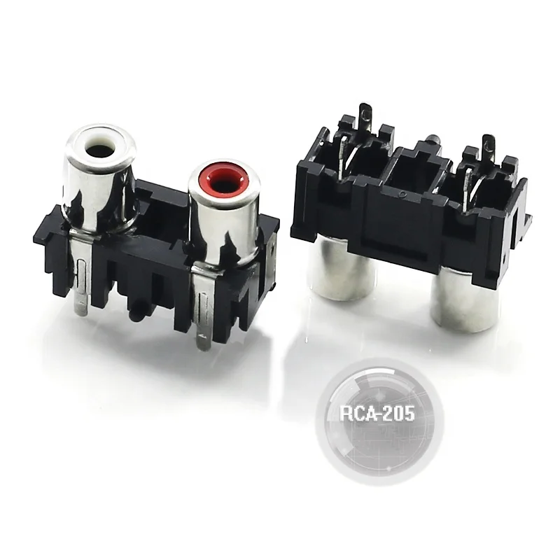 Rca-205 Series 4 Pin Audio Connector Rca Jack - Buy 4 Pin Rca Jack ...