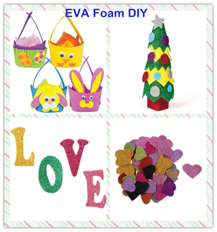 Glitter 9x12 EVA Foam Sheet for Craft Projects - Free Sample