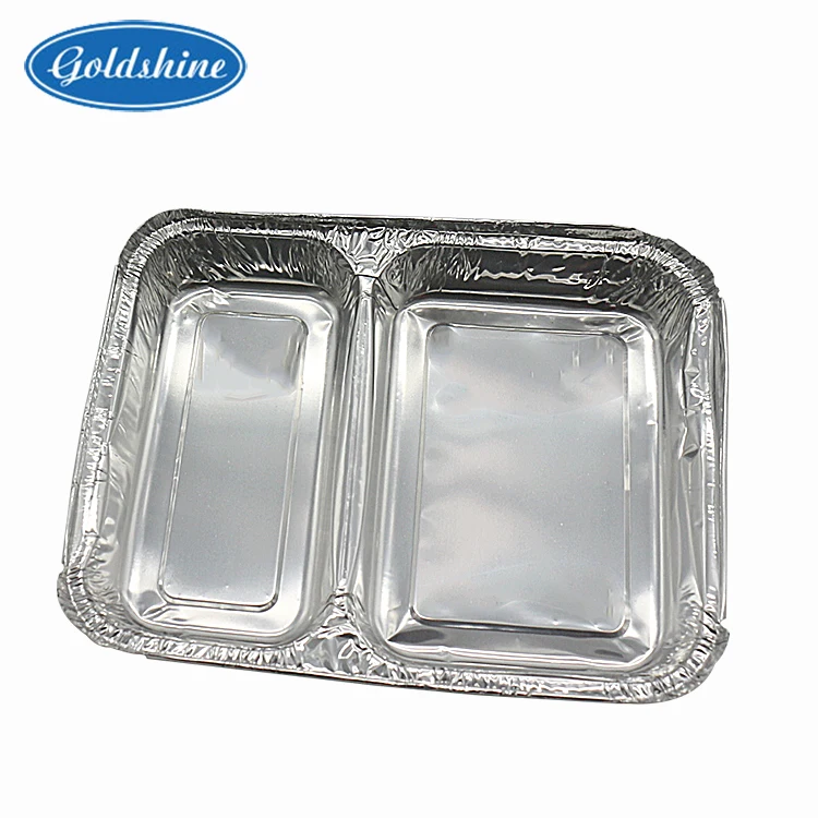 Disposable Aluminium Foil Lunch Box With Plastic Lid - Food Grade ...