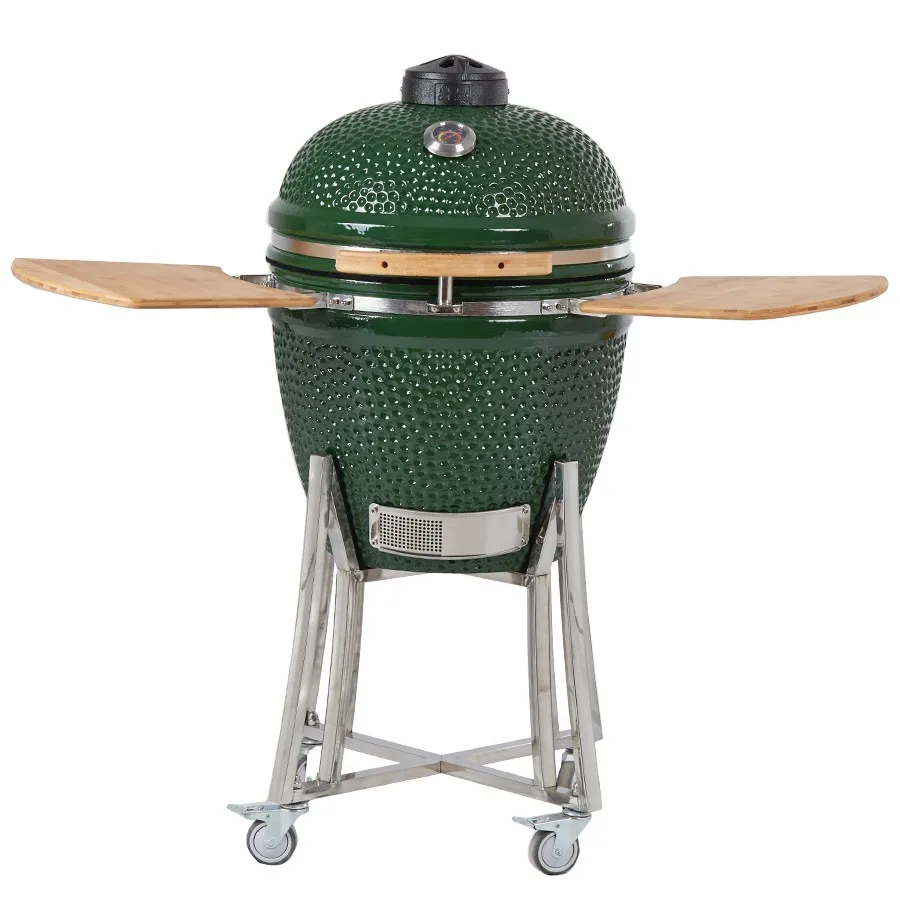 21 Inch Kamado Grill With Stainless Steel Frame - Buy Kamado Grill,Bbq ...