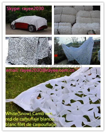 Snow Camouflage Net/camo Fabric White,C,S,Semi-circle Cut Shapes ...