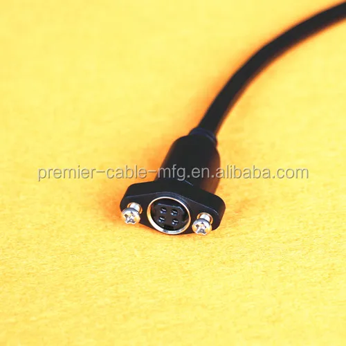 Dc Power Connector 4 Position 4pin Din Snap And Lock Panel Mount Cable ...