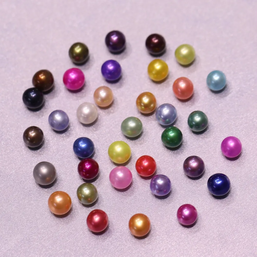 Aaa Grade 34 Colors Natural Freshwater Loose Pearl Dyed Colors 7-8mm ...