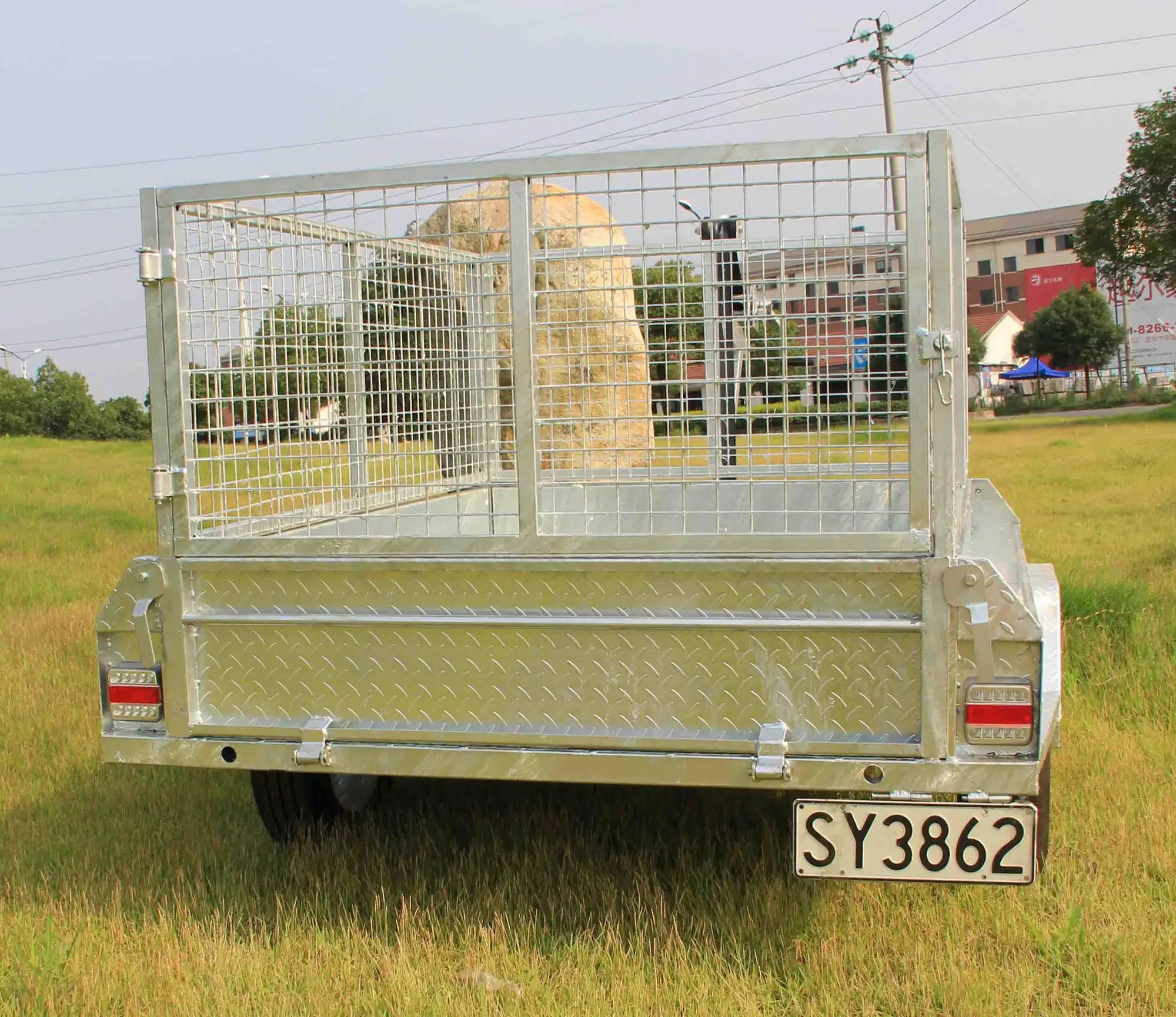 5x3 6x4 7x4 8x5 10x5 Galvanized Box /car/farm/utility/ Truck Trailer ...