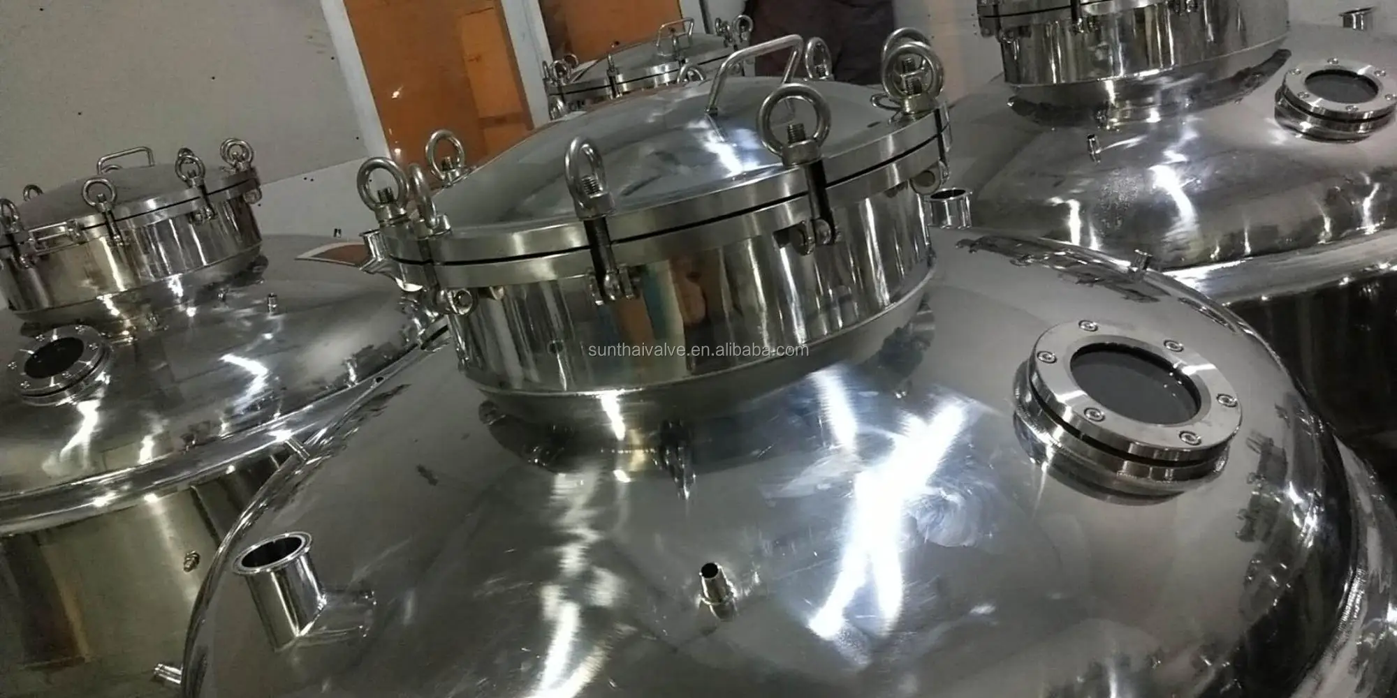 Stainless Steel Double Jacketed Extraction Vessel With Flange Sight ...
