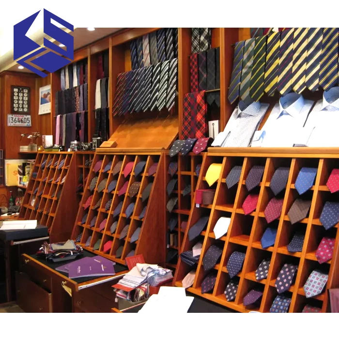 Eco-friendly Wooden Cable Tie Display Case & Rack for Mall