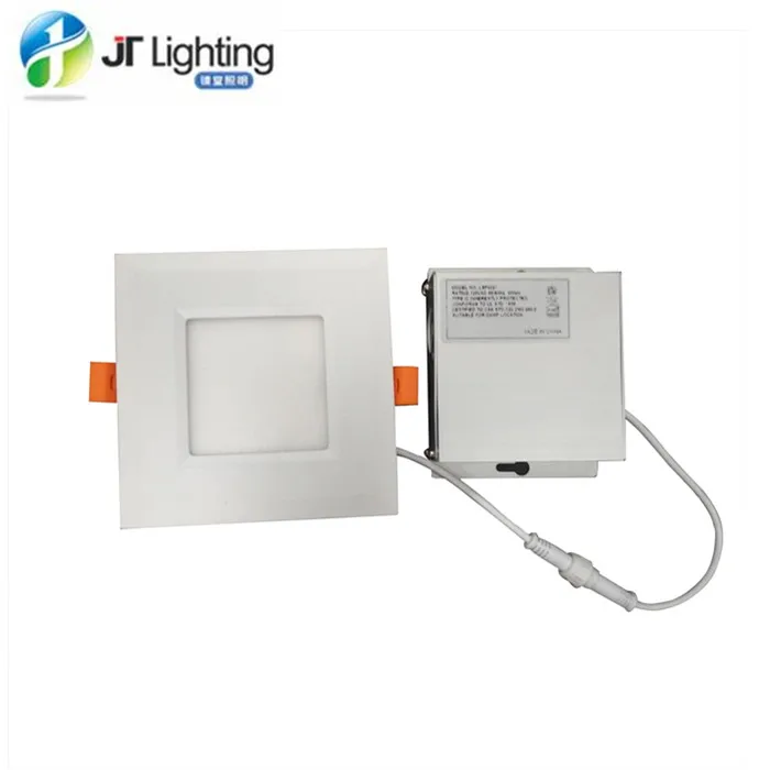 9w Super Thin Square 4 Inch Led Slim Pot Light With Aluminum J-box ...