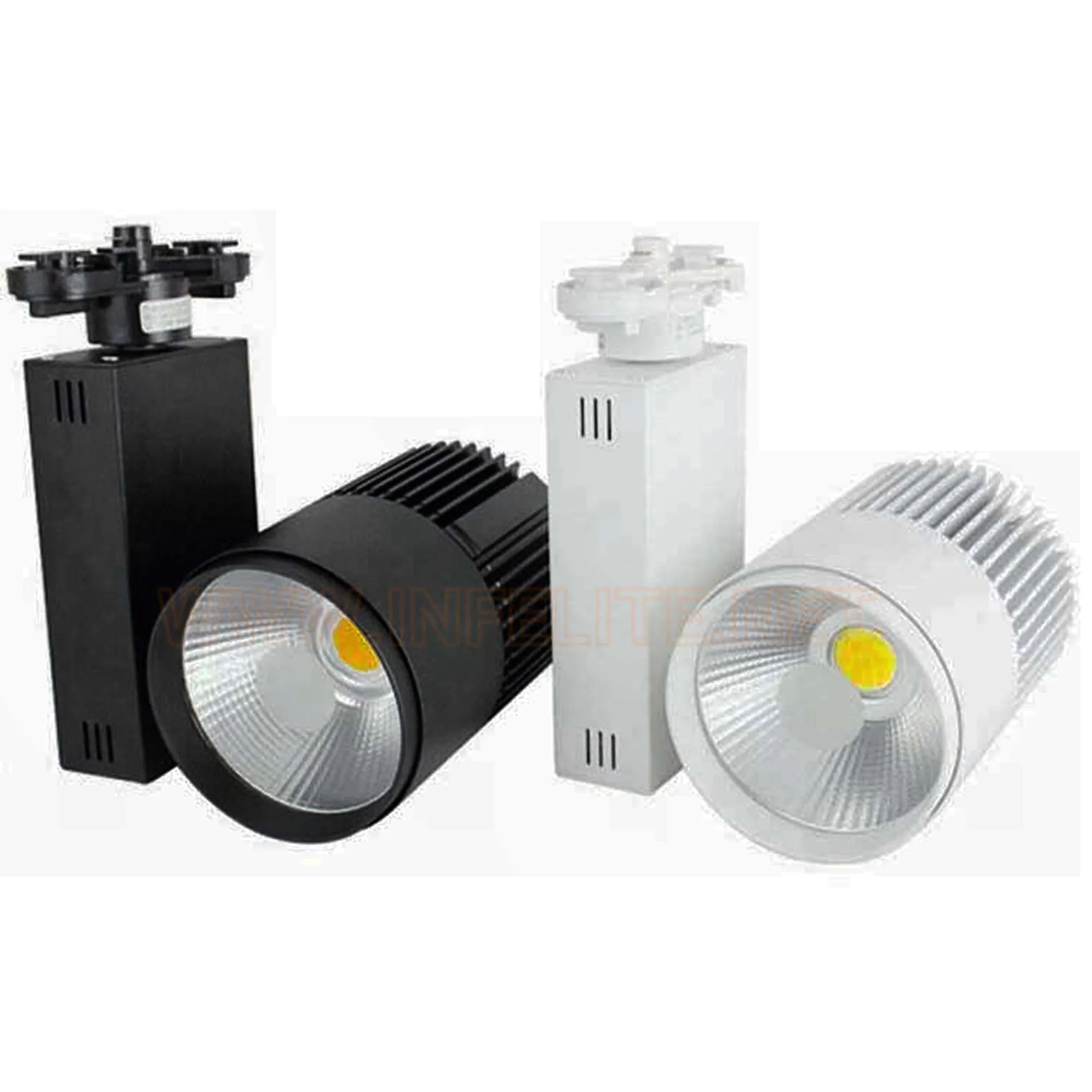 In-tl106 Ce Rohs Side Driver Box Cob 10w 15w 20w 30w Led Track Light ...