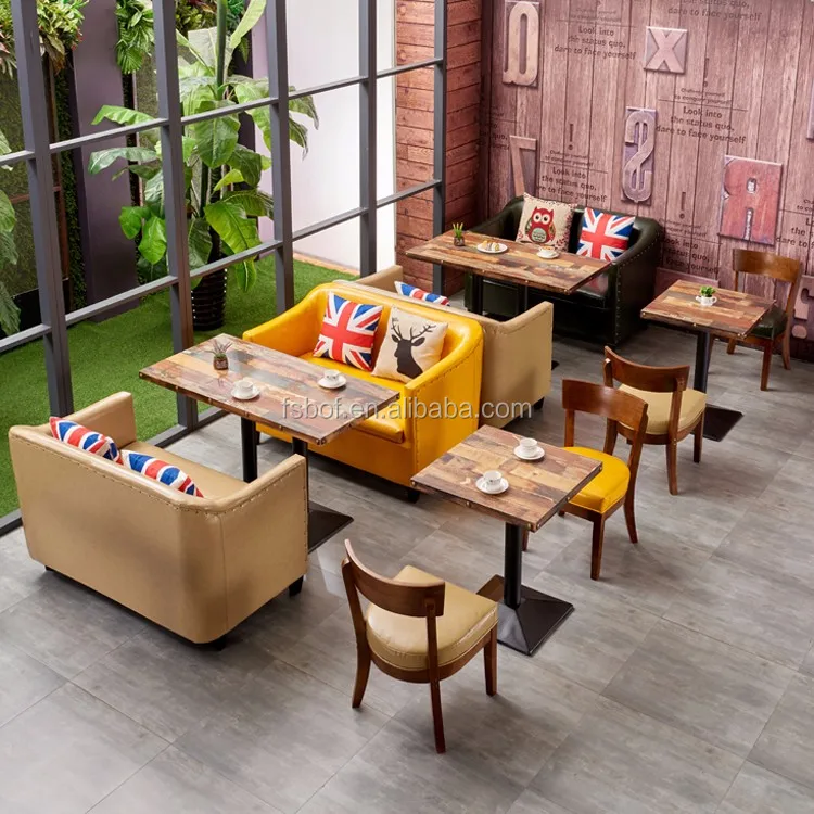 Wholesale Sofa Booth Seating For Cafe Shop Customized Commercial ...