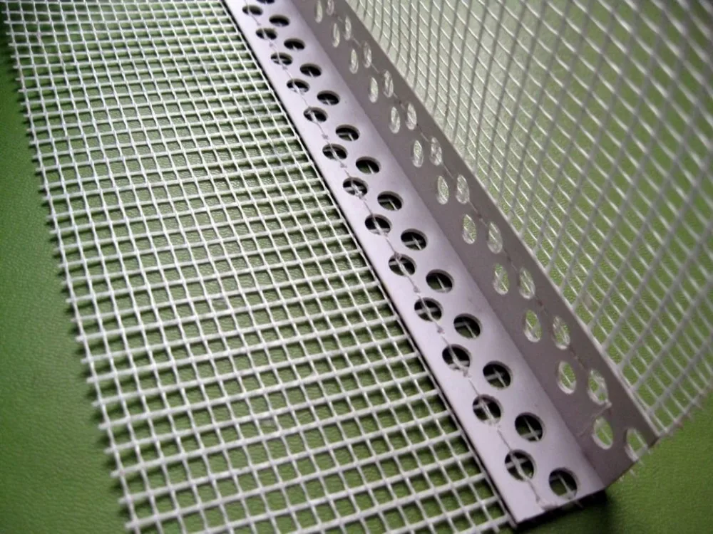 Wall Pvc Corner Bead With Fiberglass Mesh /plastic Corner Mesh/corner ...