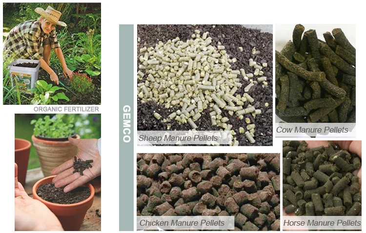 Compost Pellets Making Machines for Organic Fertilizer Granules ...
