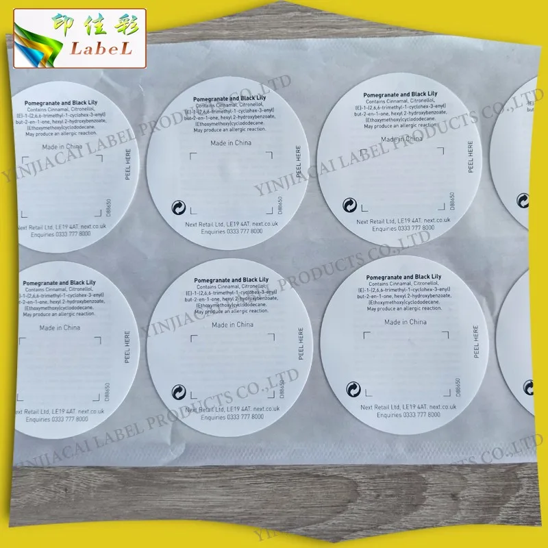 Custom Logo 2-ply Peel Off Label Sticker For Plastic Bottle - Buy 2-ply ...