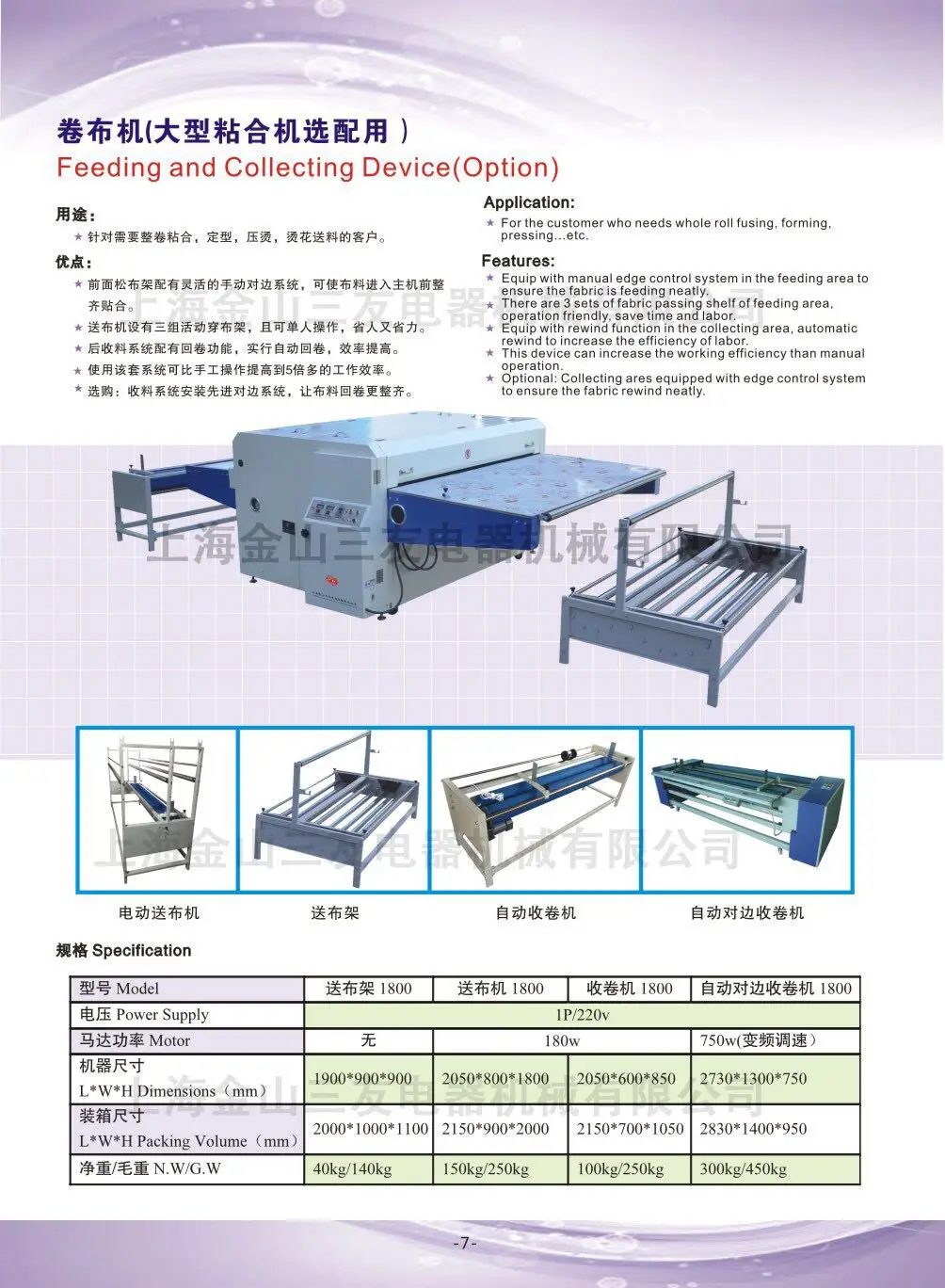 3P/380V Garment Collar Fabric Fusing Machine Straight Linear Press NHG ...