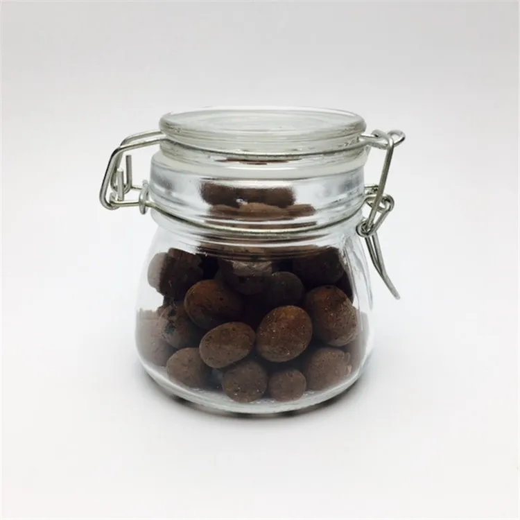 Lead-free 150ml 5oz Glass Watertight Jars Food Storage Stash Cans With ...