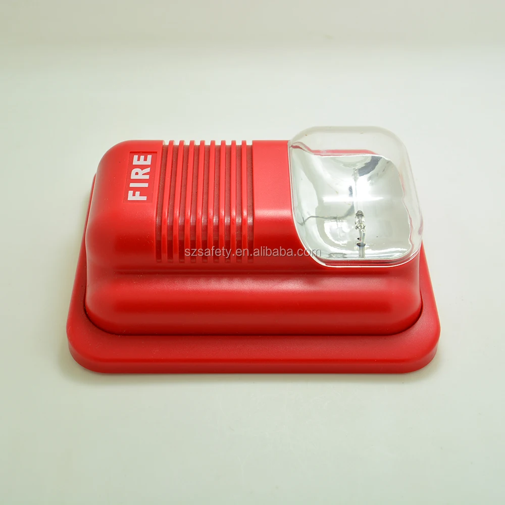 Hot Sales Trade Price 24VDC Fire Alarm Flash Strobe Siren
