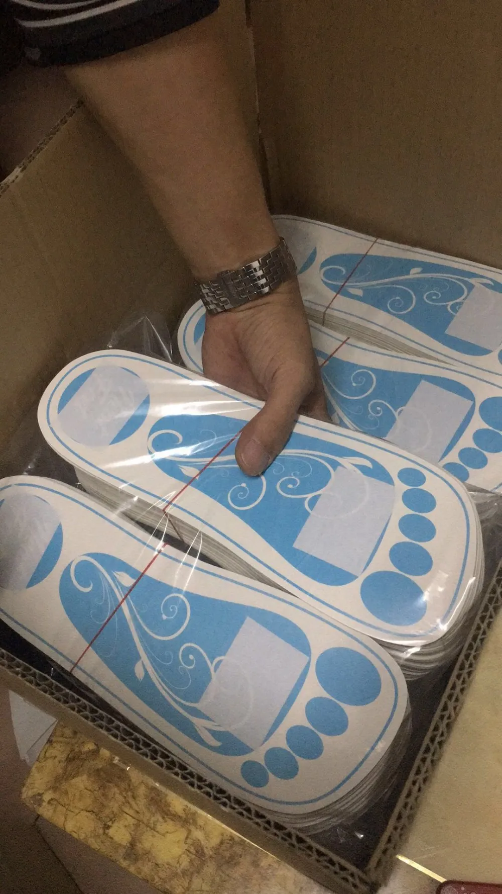 Custom Logo Disposable Sticky Feet Spray Tanning - Buy Disposable ...