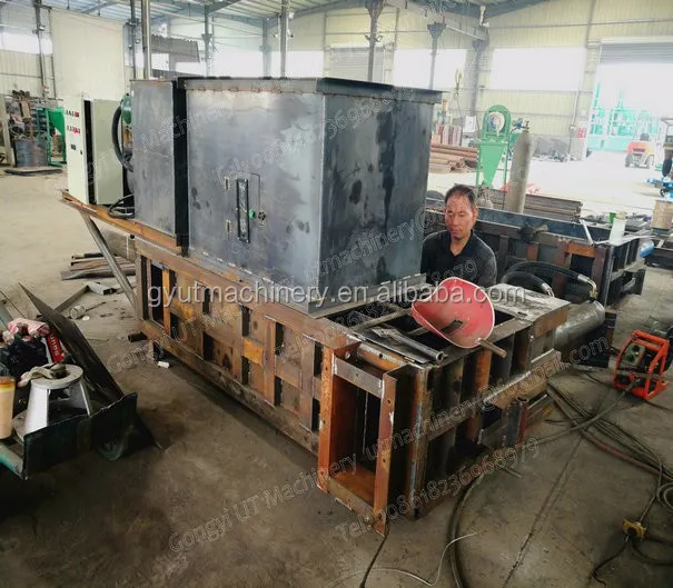 Horizontal Hydraulic Wood Sawdust Baler Bagging Packing Machine For ...