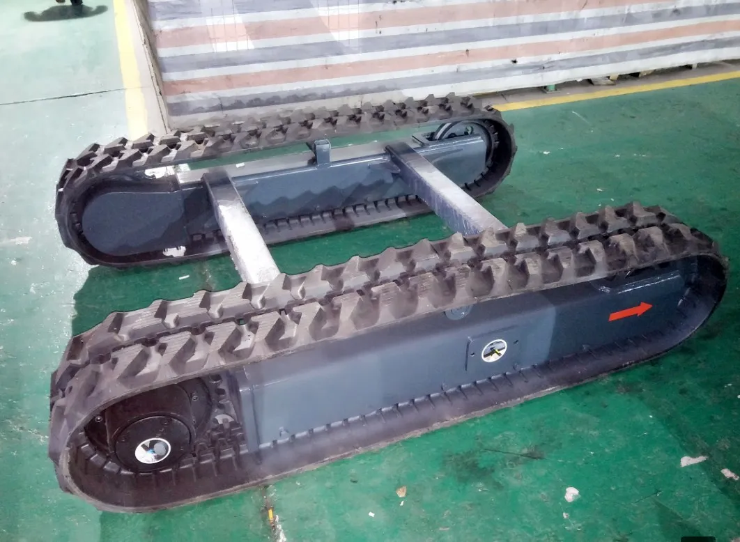 Crawler Chassis Rubber Track Undercarriage For Small Excavator - Buy ...