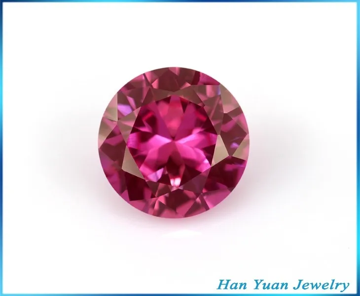 Fake Gemstone Aaa Grade 5# Red Ruby Round 5mm Ruby For Jewelry - Buy ...