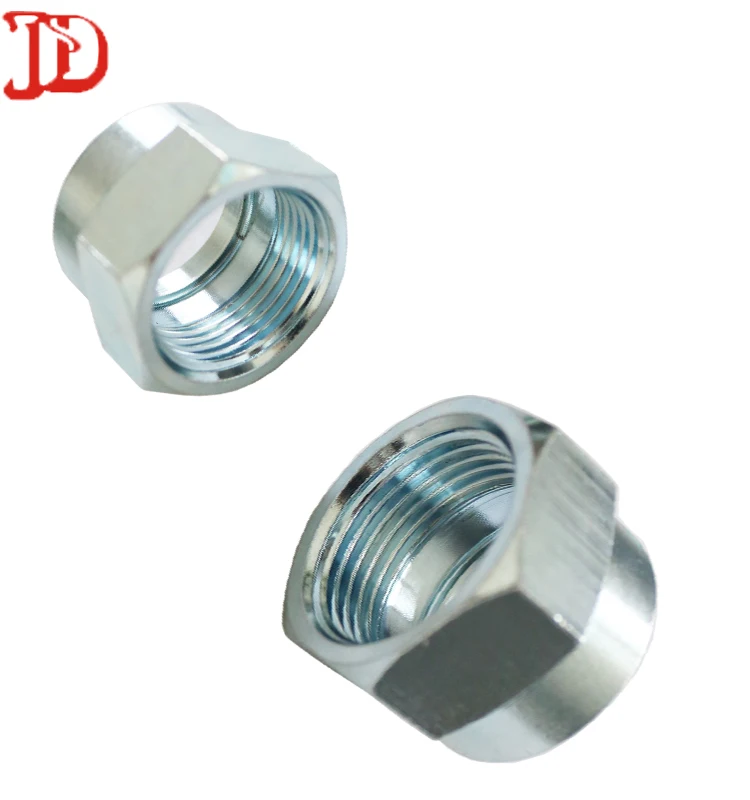 Carbon Steel Metric Female Lock Crimping Swivel Hydraulic Hex Nut - Buy ...