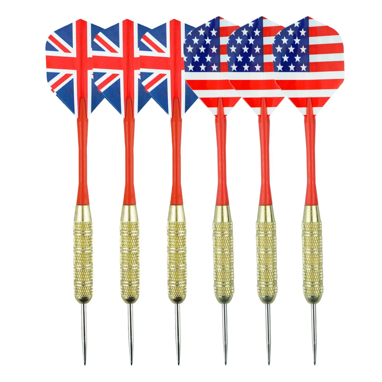 12pcs Stainless Steel Tip Brass Darts Set With Dart Flights &case - Buy ...