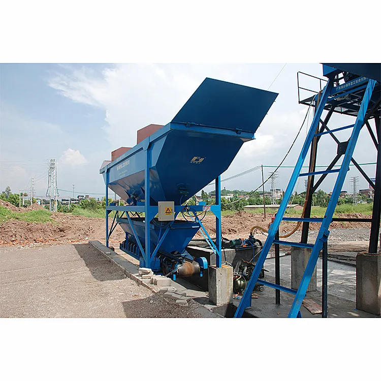 HPD1600B Concrete Batcher High Efficiency Weighing Accuracy Strong ...