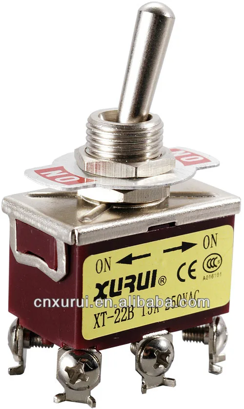 Xt-22b On-on Ul&rohs With Protecting Cap 6 Pole Double Throw Switch ...