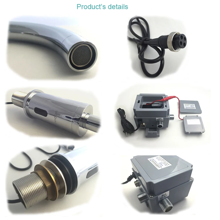 Bathroom Wash Basin Battery Operated Auto Motion Sensor Tap,No Touch ...