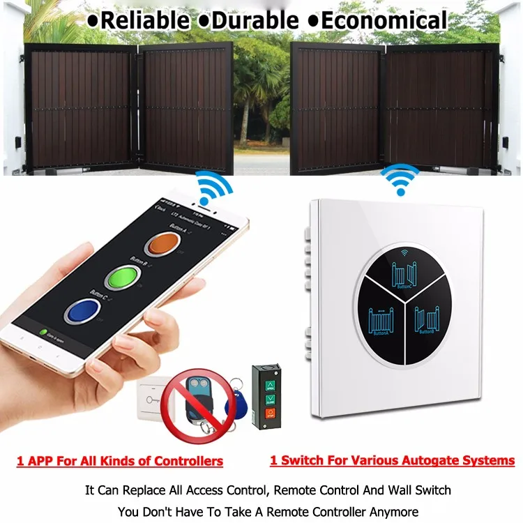 Smart Security: Courtyard Sliding Gate Operator with Wifi