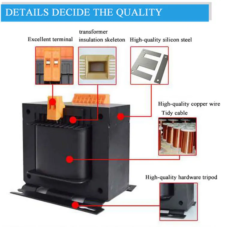 JBK5-100VA Machine Tool Control Transformer - 220V VDE0550