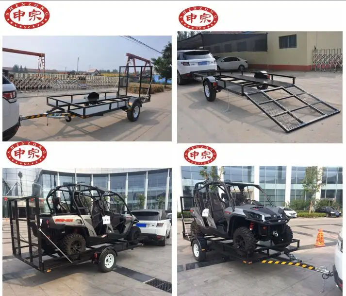 Two Wheel Small Car Transporter Towing Trailer for Sales