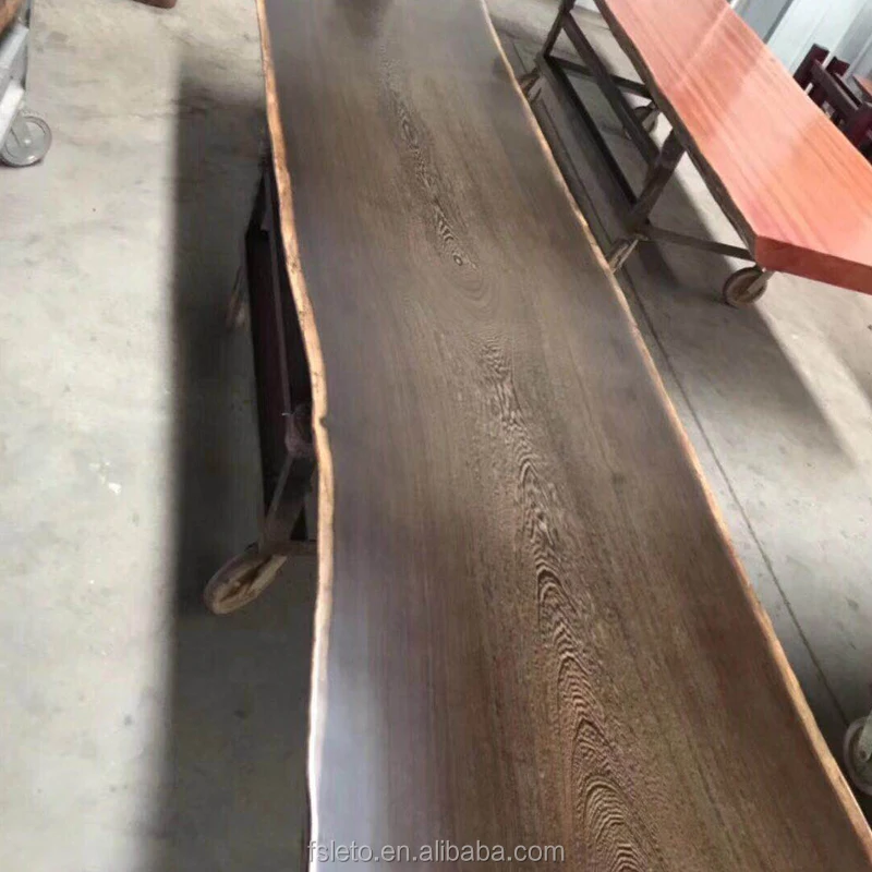 Air-dried African Wenge Wood Slab - Modern & Durable