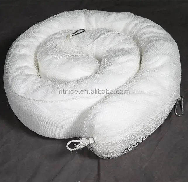 Oil Spill Cleanup - Efficient Use of Snare Rope Sorbents