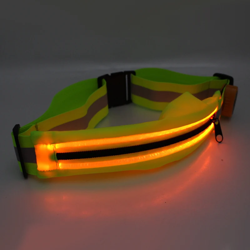 Wholesale Light Up Led Waist Bag For Running For Sports Running And ...
